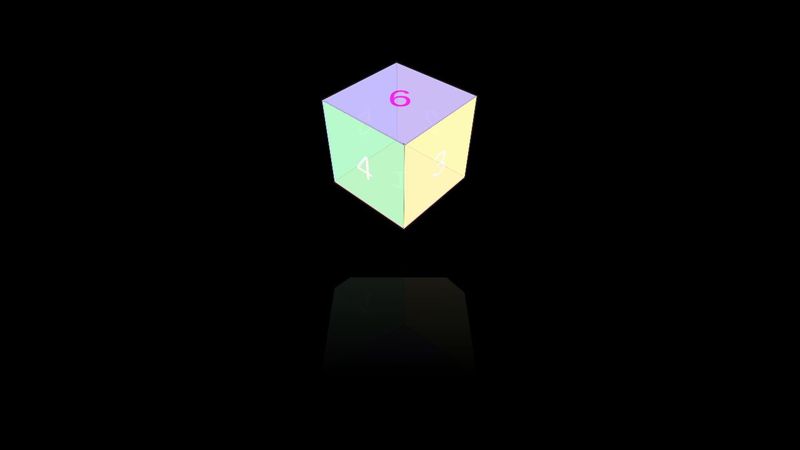 3D Interactive Cube with Rotating Sides using CSS3 and JavaScript