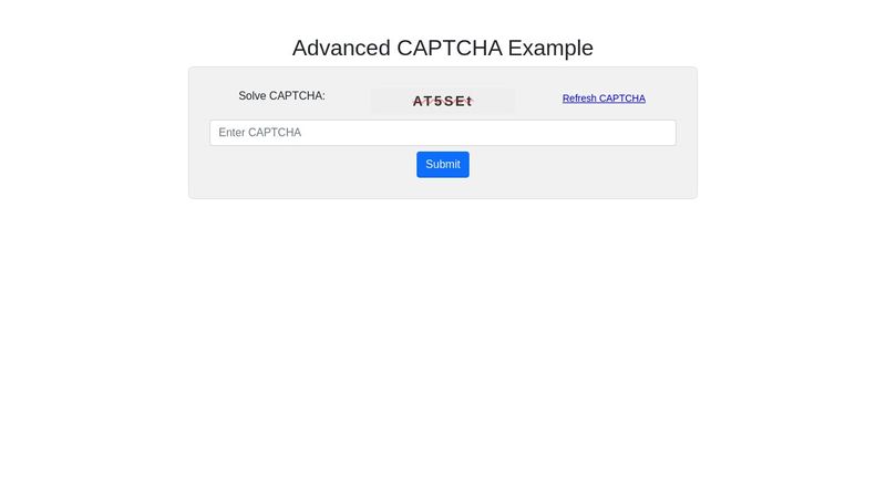Advanced Captcha with Javascript