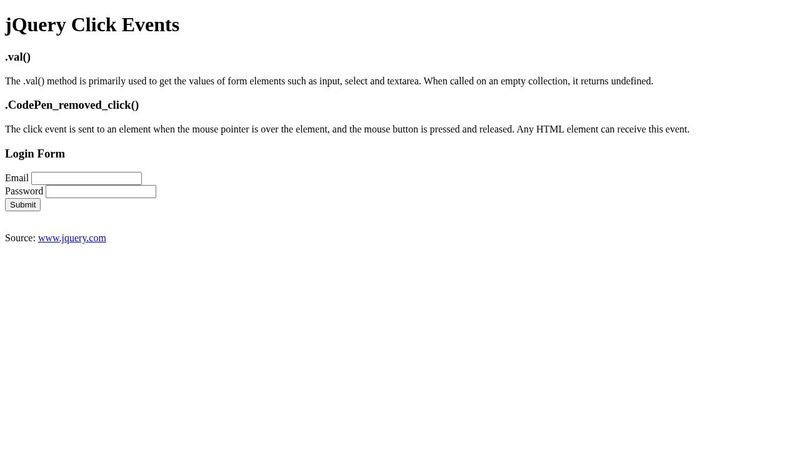 jQuery 101 - Mini Challenge 3