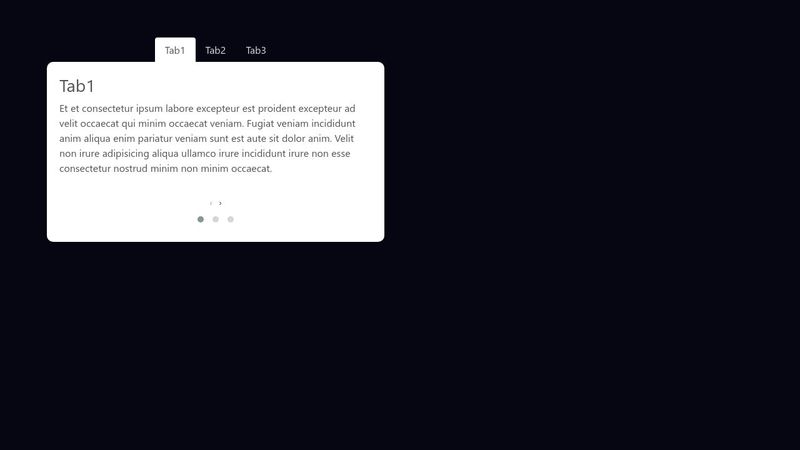 Slideable Bootstrap4 Tab with OwlCarousel2