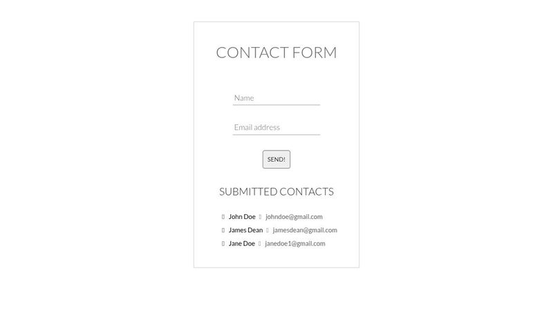 Angular contact form 2