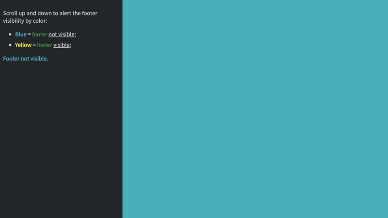 Check the Visibility of a HTML Element Within the Visual Viewport