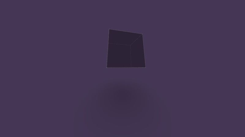 Exploding 3D rotating cube CSS Only