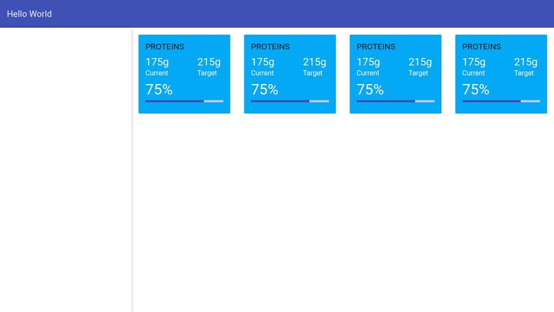 Angular Material Widget