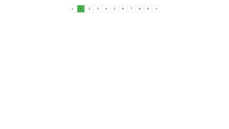 Simple Pagination HTML CSS