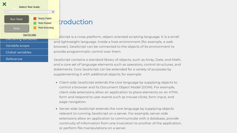 Pure CSS Documentation Page