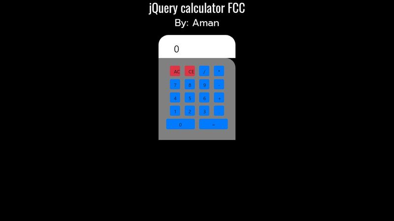 JQuery Calculator