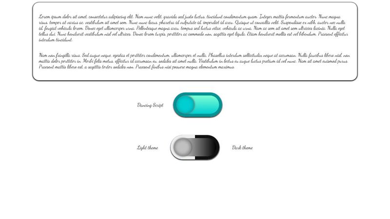 Native CSS variables : dynamic theme & fonts
