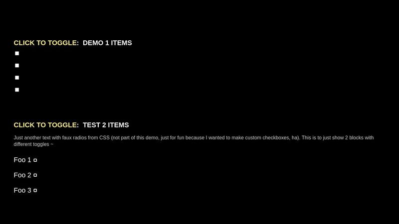 A simple toggle select all for checkbox
