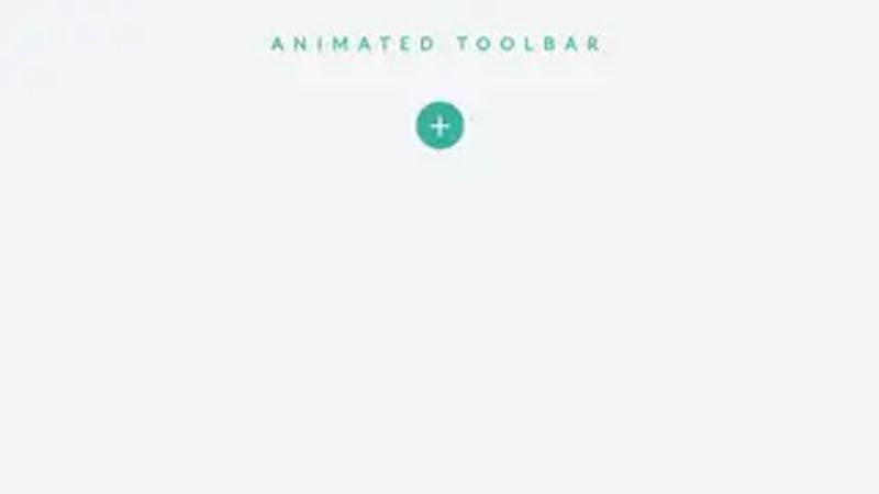 Animated toolbar icons
