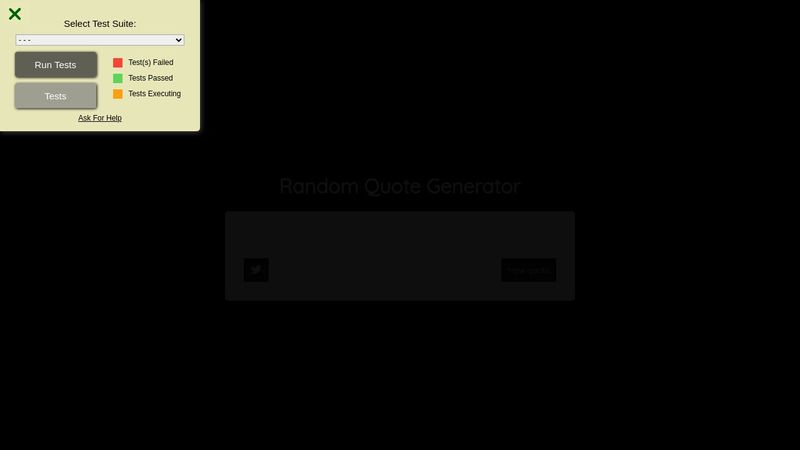 Random Quote Generator FreeCodeCamp