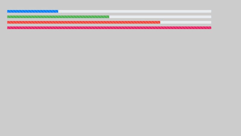 Striped Progress Bar