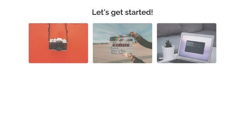 Photo gallery image overlay in css