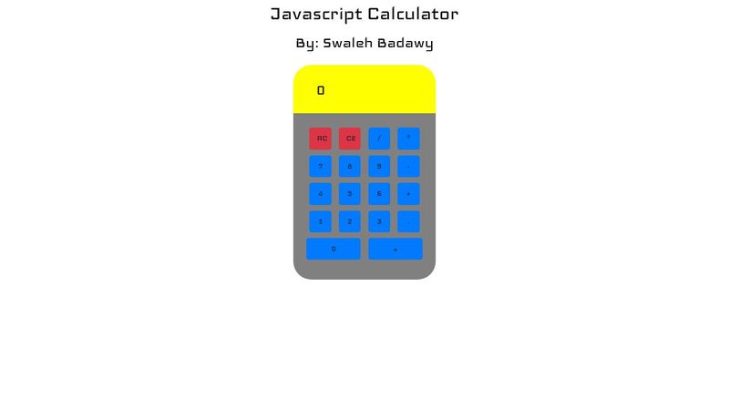 Javascript Calculator