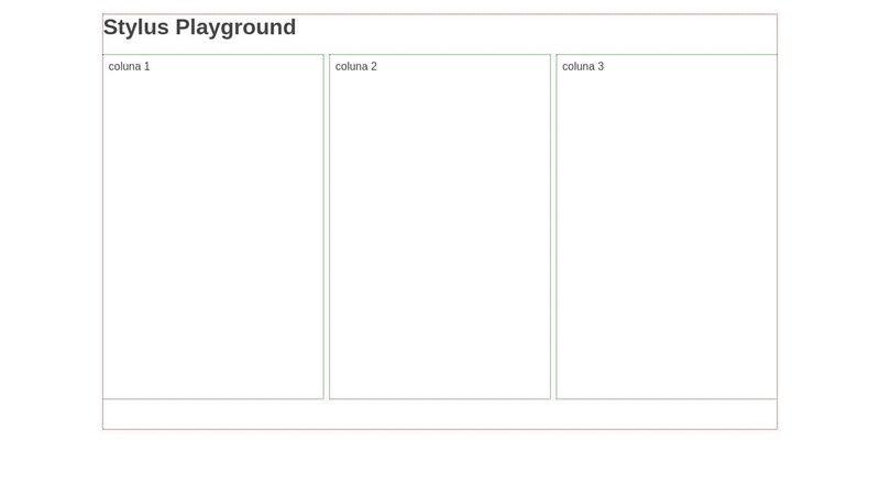 Playground Stylus CSS