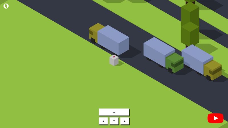 Crossy Road with three.js