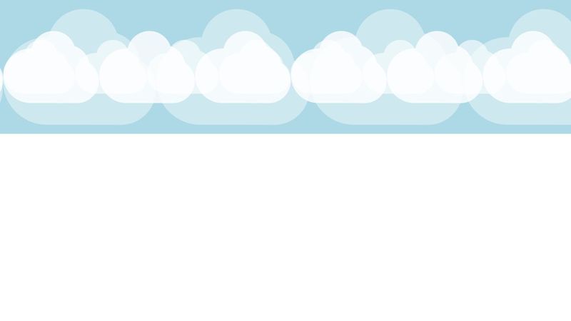 Pure CSS Animated Clouds