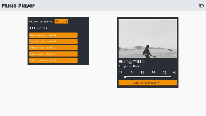 Working Music Player