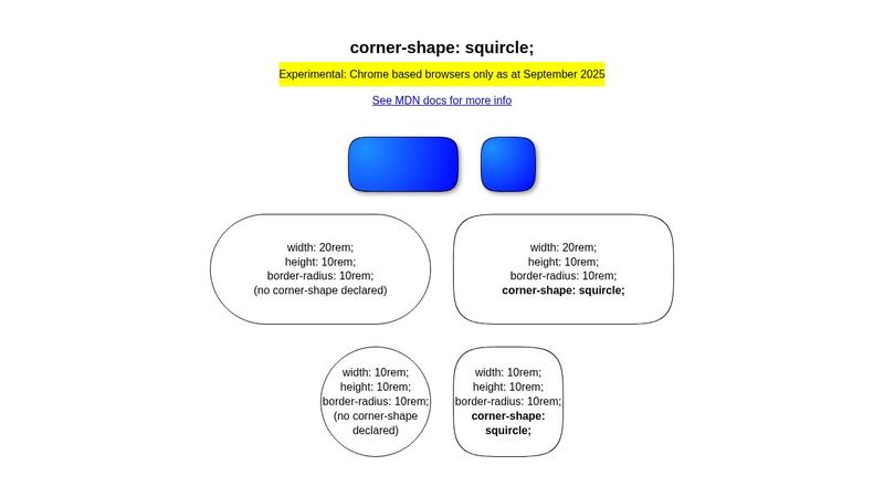 corner-shape: | Squircle