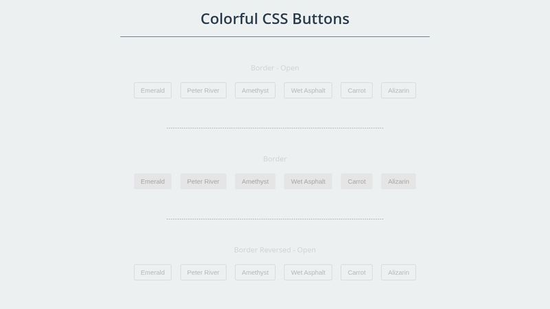 Colorful CSS Buttons