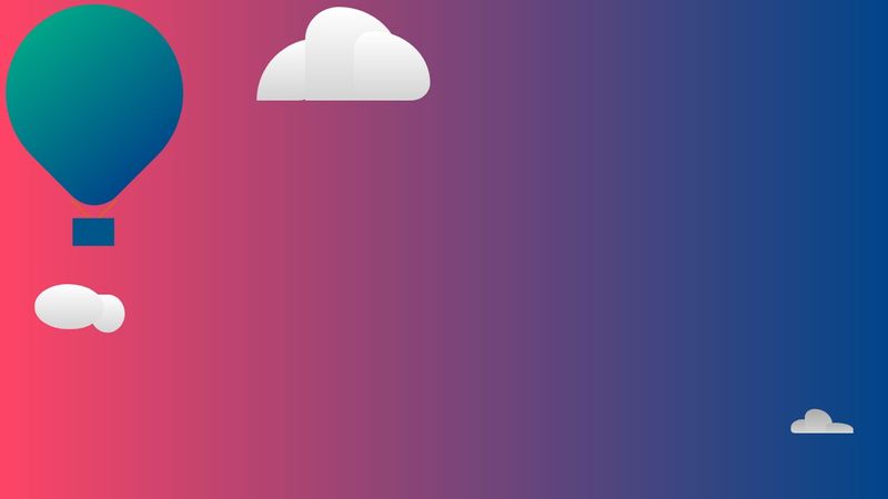 Hot air balloon CSS keyframes animation