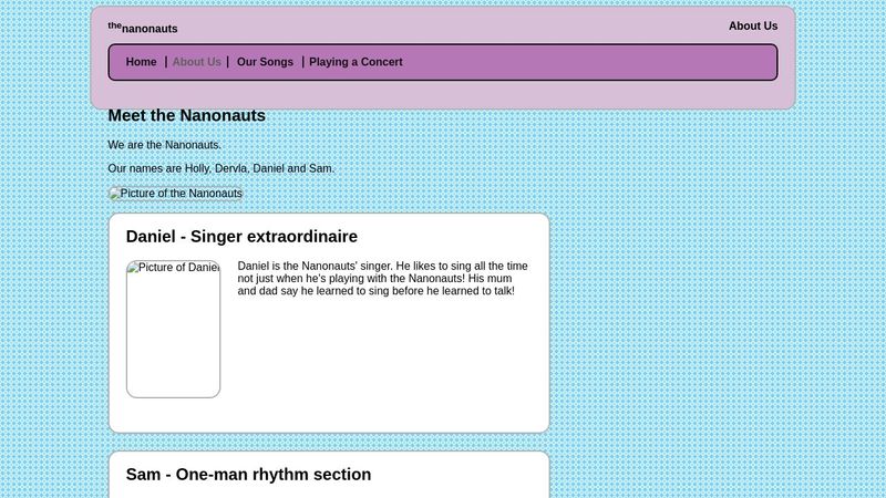 About Us - The Nanonauts