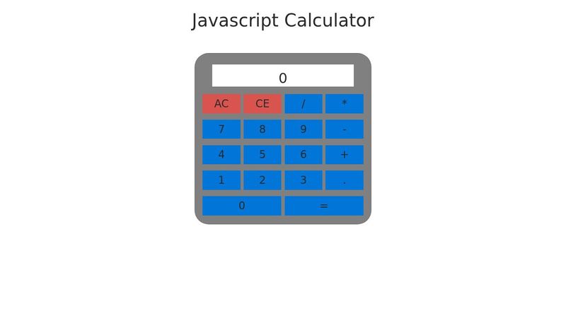 JS Calculator