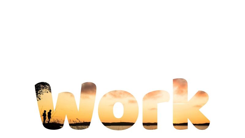 Image behind text with parallax effect