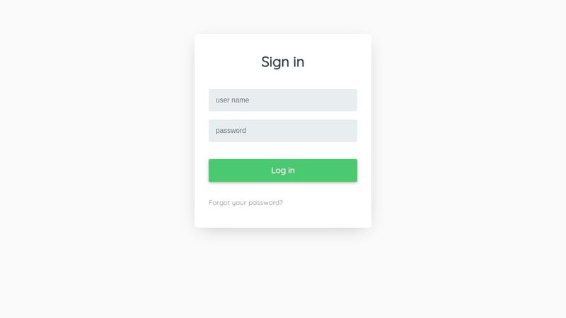 Responsive login form with Flexbox