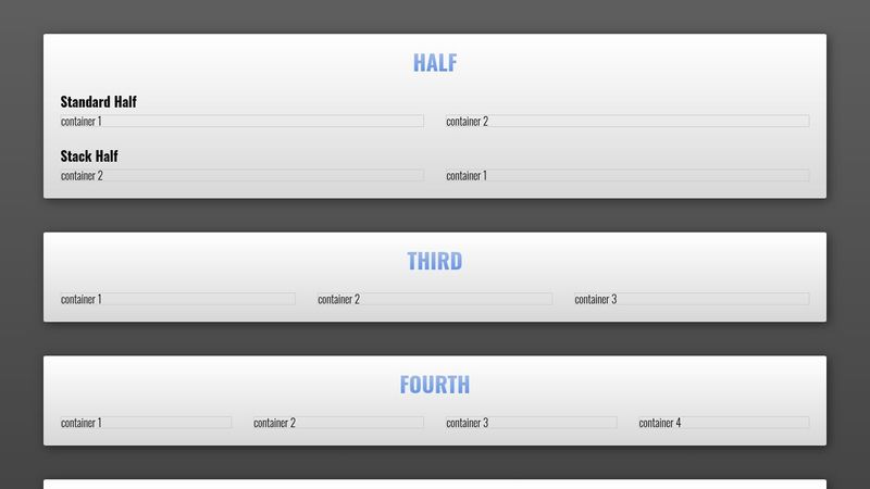 Boilerplate CSS Grid