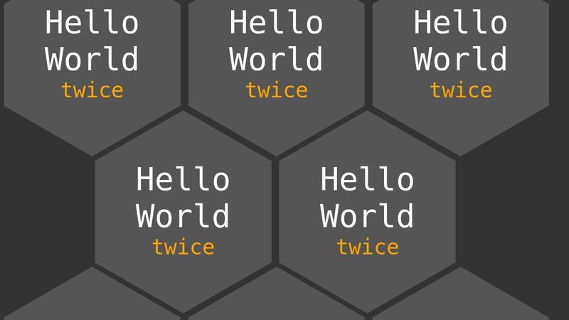Responsive Hexagon grid
