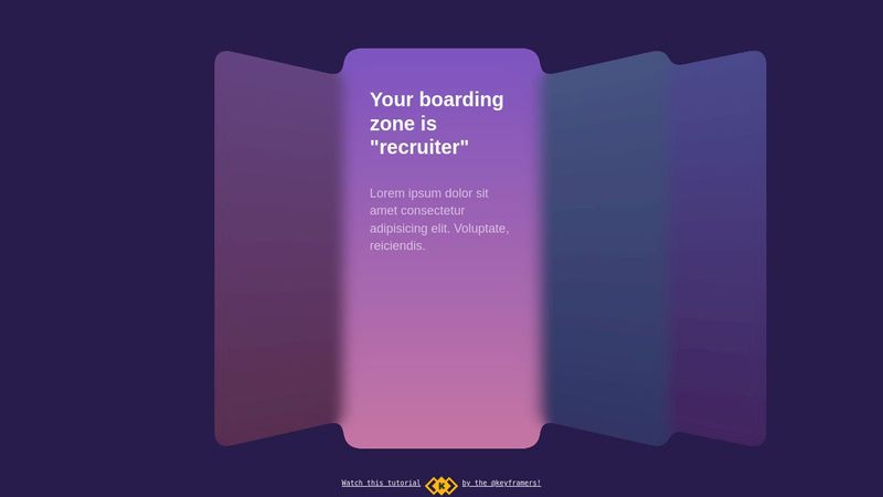 Organic Onboarding 🛫 | CSS & JS Content Slider with Blended Gradient Background | @keyframers 2.6.0