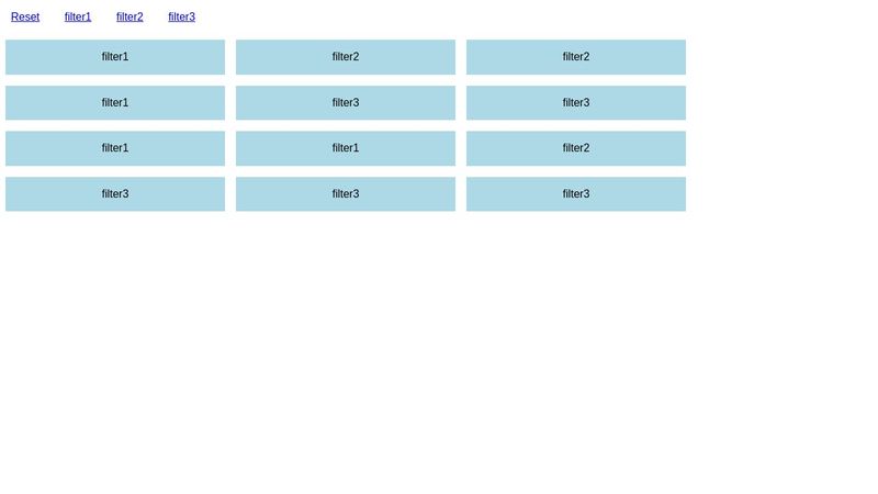 Pure CSS Content Filtering
