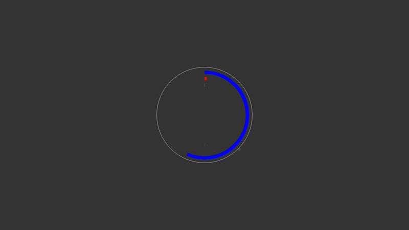 CSS only Polar Clock