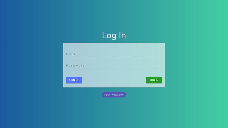 Founderial Login Concept