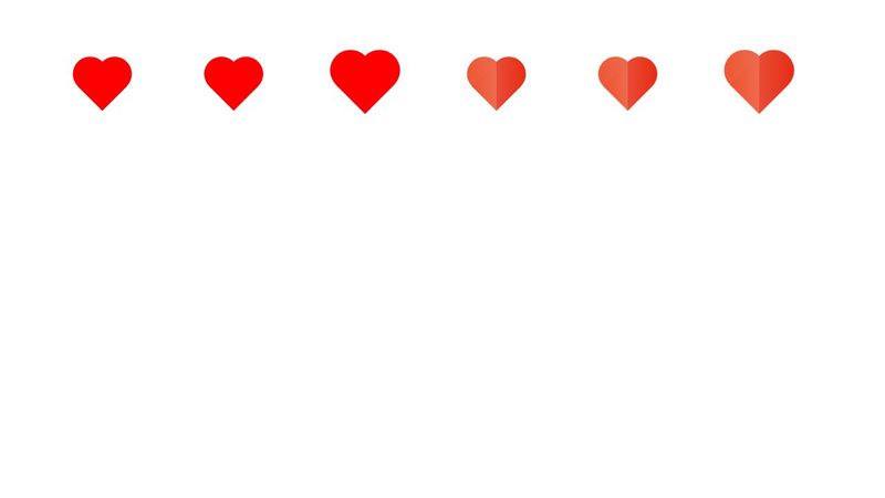 Heart shape animation with CSS