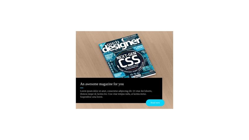 3D Magazine flip preview in CSS