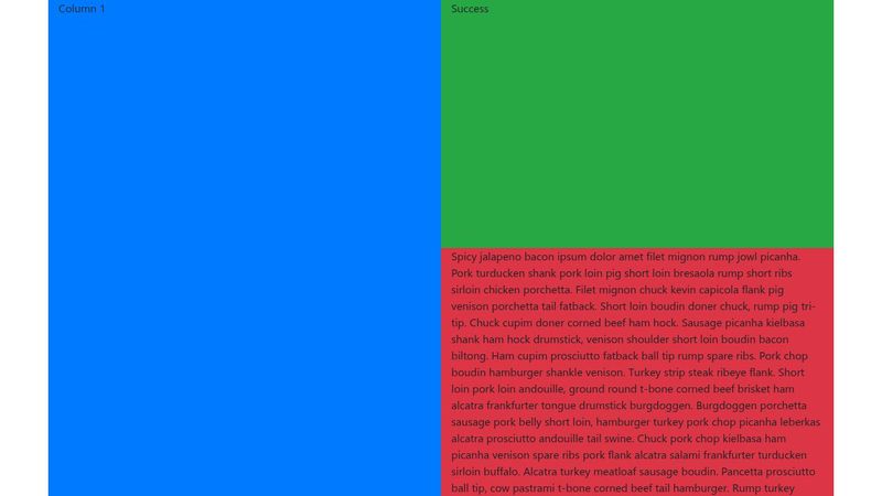 Full height bootstrap grid - with nested overflow-y: scroll