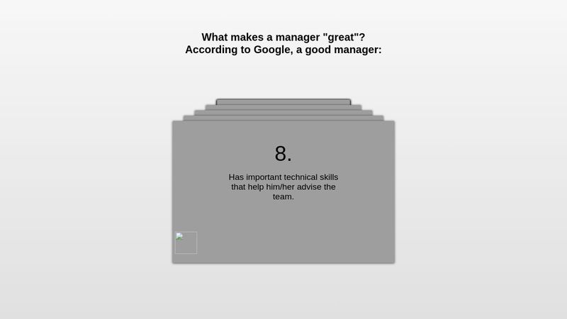 8 skills Google looks for in its managers