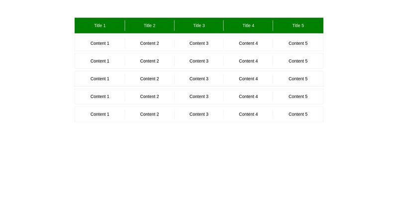 CSS Table Row Margin css-table-row-margin