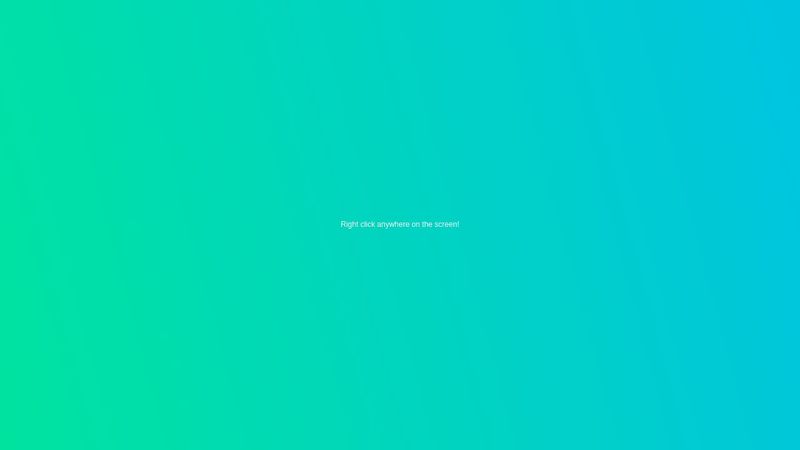Codepen React Right Click Context Menu