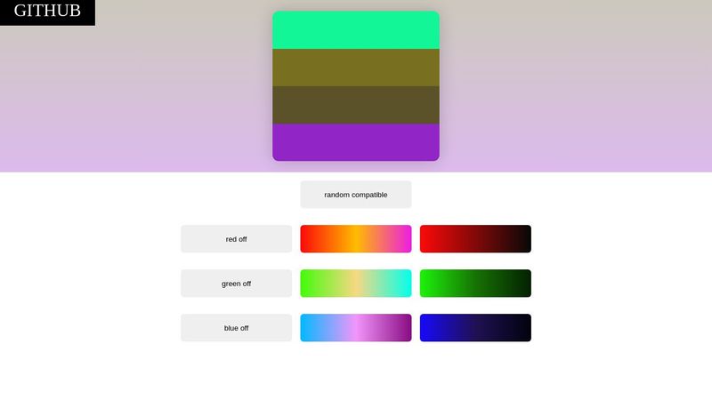 random color palette (hex) generator