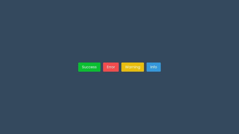 Toast Notification In Javascript