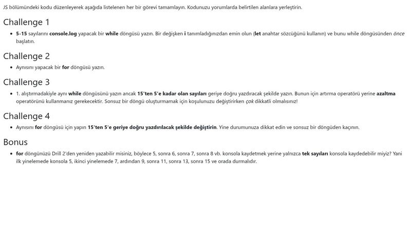 Challenge: JavaScript Review - Loops