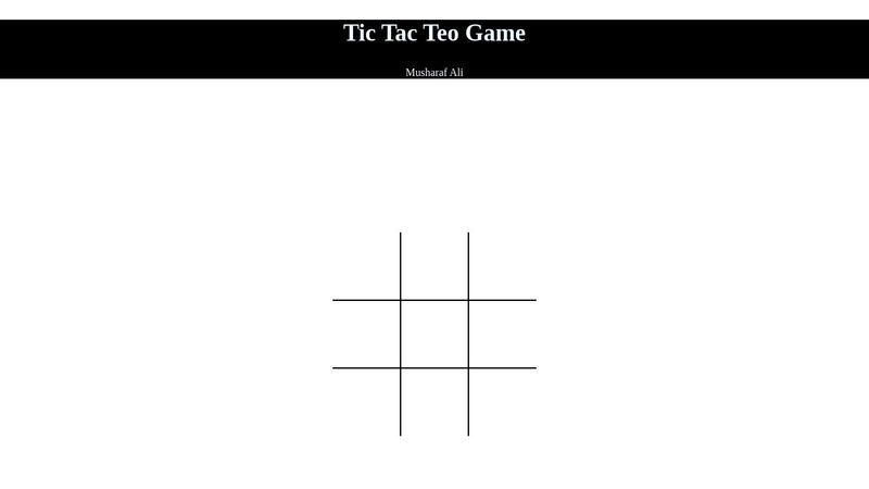 Tic Tac Teo Game