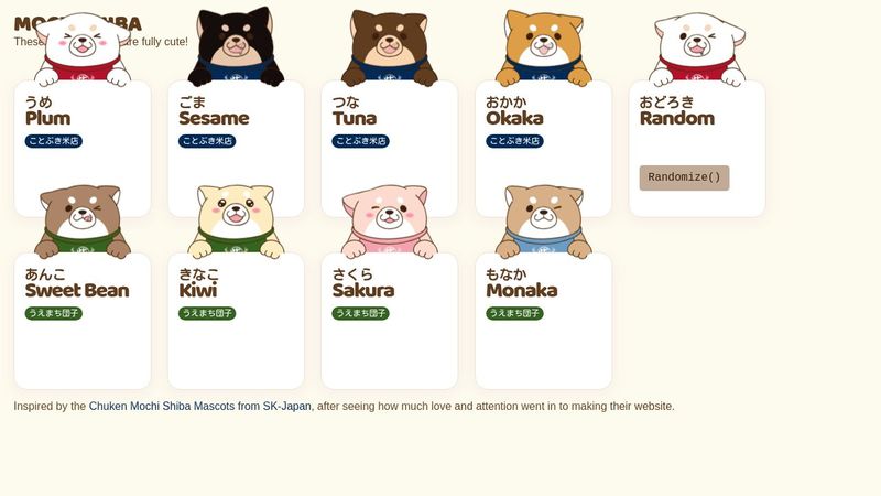 Mochi Shiba (vuejs, svg, css, cute)