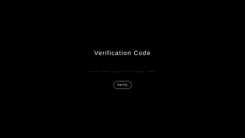Verification code with auto-tab