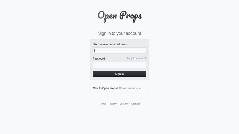 Open Props- Sign-in Form Based on Normalize - @layer