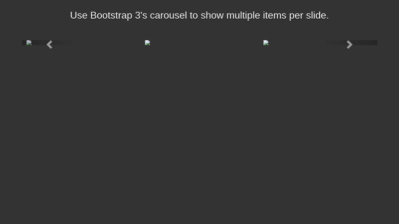 multiple items per slide in bootstrap carousel