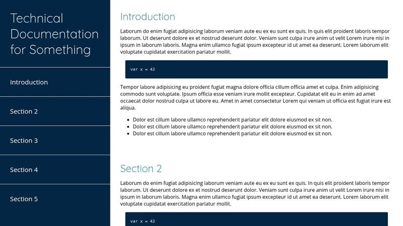 freeCodeCamp project - Technical Documentation Page